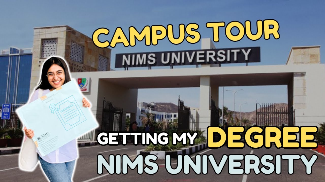 GETTING MY DEGREE FROM NIMS UNIVERSITY👩🏻‍🎓 || NIMS University Campus ...