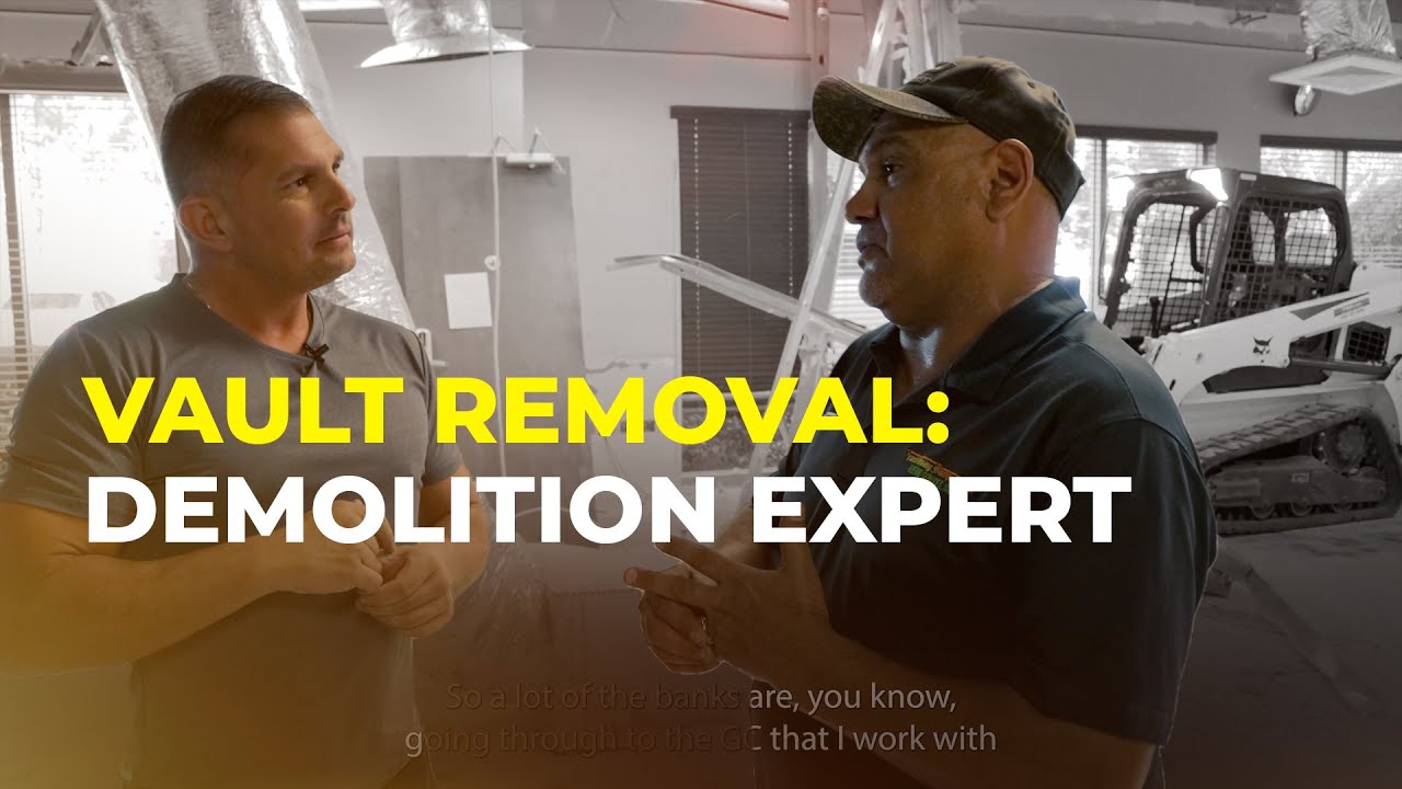 Removing a Vault | Interview with Demolition Expert - YouTube