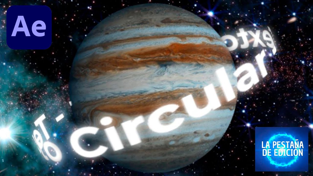 Cómo Hacer Textos Circulares en After Effects 🌀🌐 - YouTube