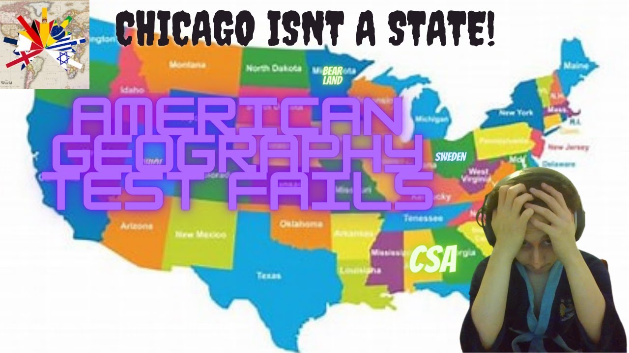 BRITISH MAN EMBARRASINGLY FAILS AMERICAN GEOGRAPHY TEST! - YouTube