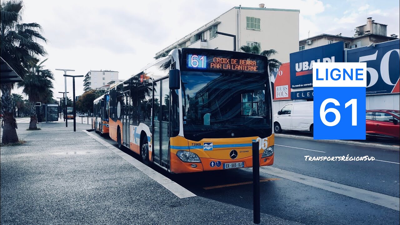 Cabride Bus [61] Ferber (Nice) - Croix de Berra - YouTube