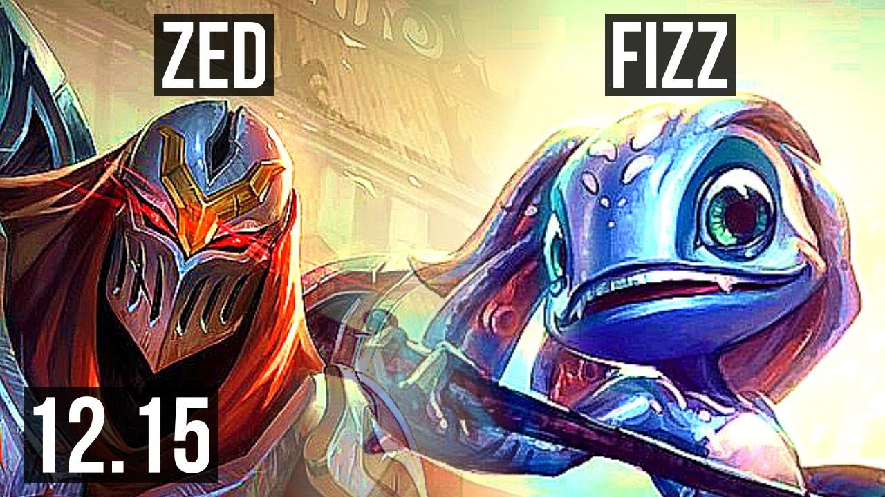 ZED vs FIZZ (MID) | 13/1/9, 6 solo kills, 1000+ games, 1.3M mastery ...