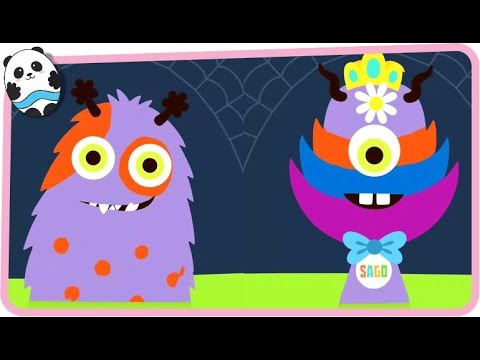 Sago Mini Monsters Halloween (Sago Sago) - Best App For Kids - YouTube