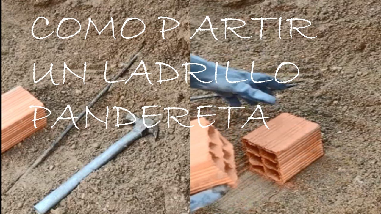 como partir un ladrillo pandereta - YouTube