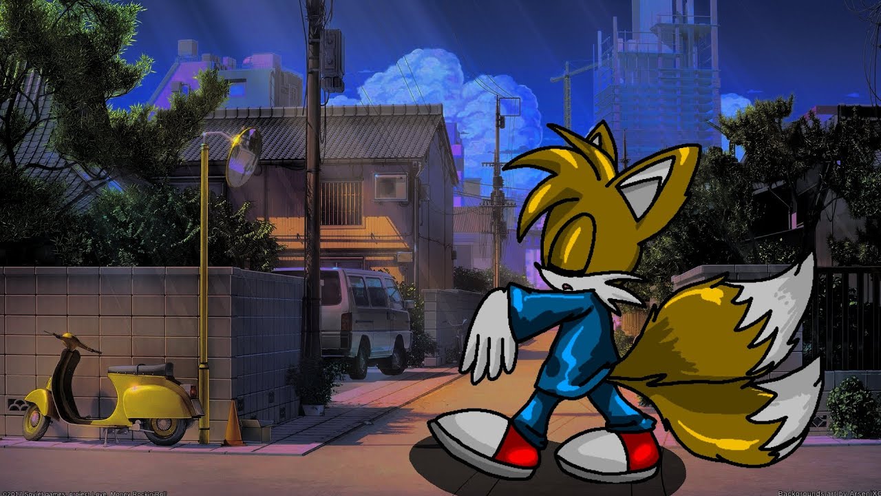 Tails Sleepwalking outside at night (for @toihalawi5543 & Bella and ...