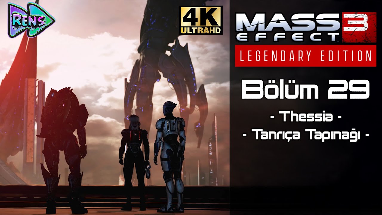 Mass Effect: 3 Legendary Edition - Bölüm 29 (Thessia - Tanrıça Tapınağı ...