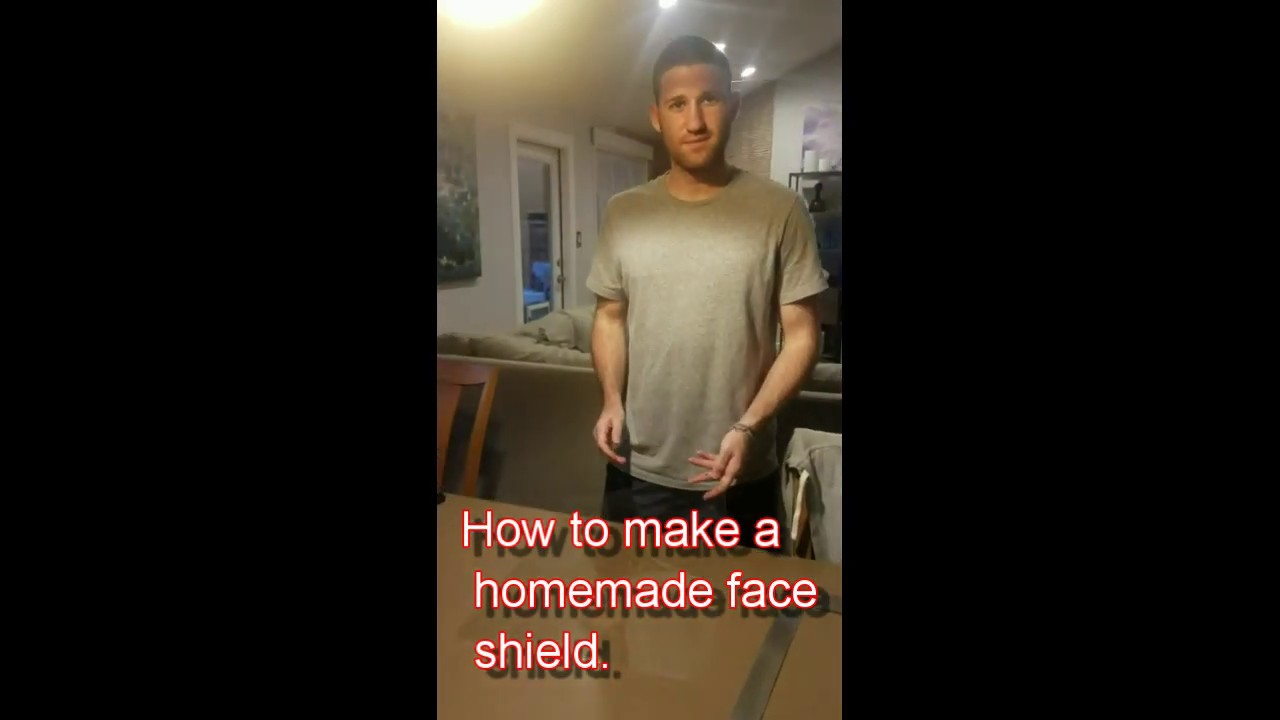 Learn How to Make a Homemade DIY Face Shield (PPE) - YouTube