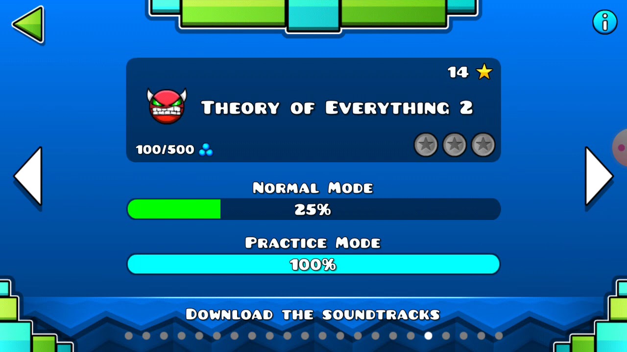 Geometry dash practicing demon levels - YouTube
