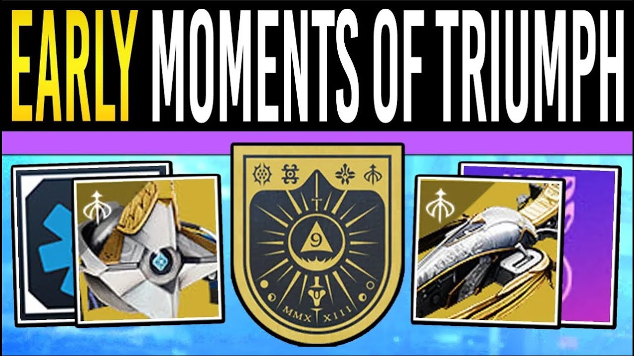 Destiny 2: How to Complete MOMENTS OF TRIUMPH Early - 2023/4 Title ...