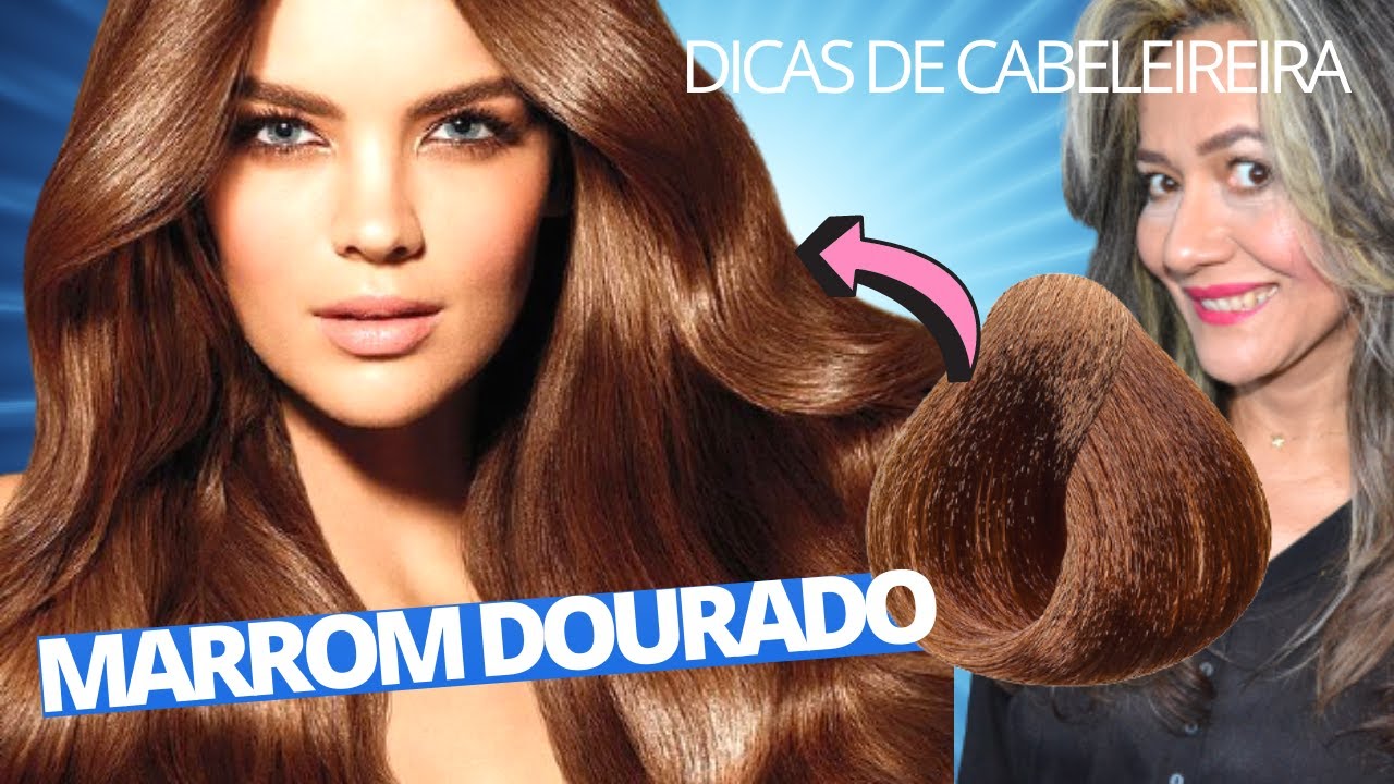 MISTURAS DE TINTAS PARA MARROM DOURADO E COBRIR CABELO BRANCO! # ...