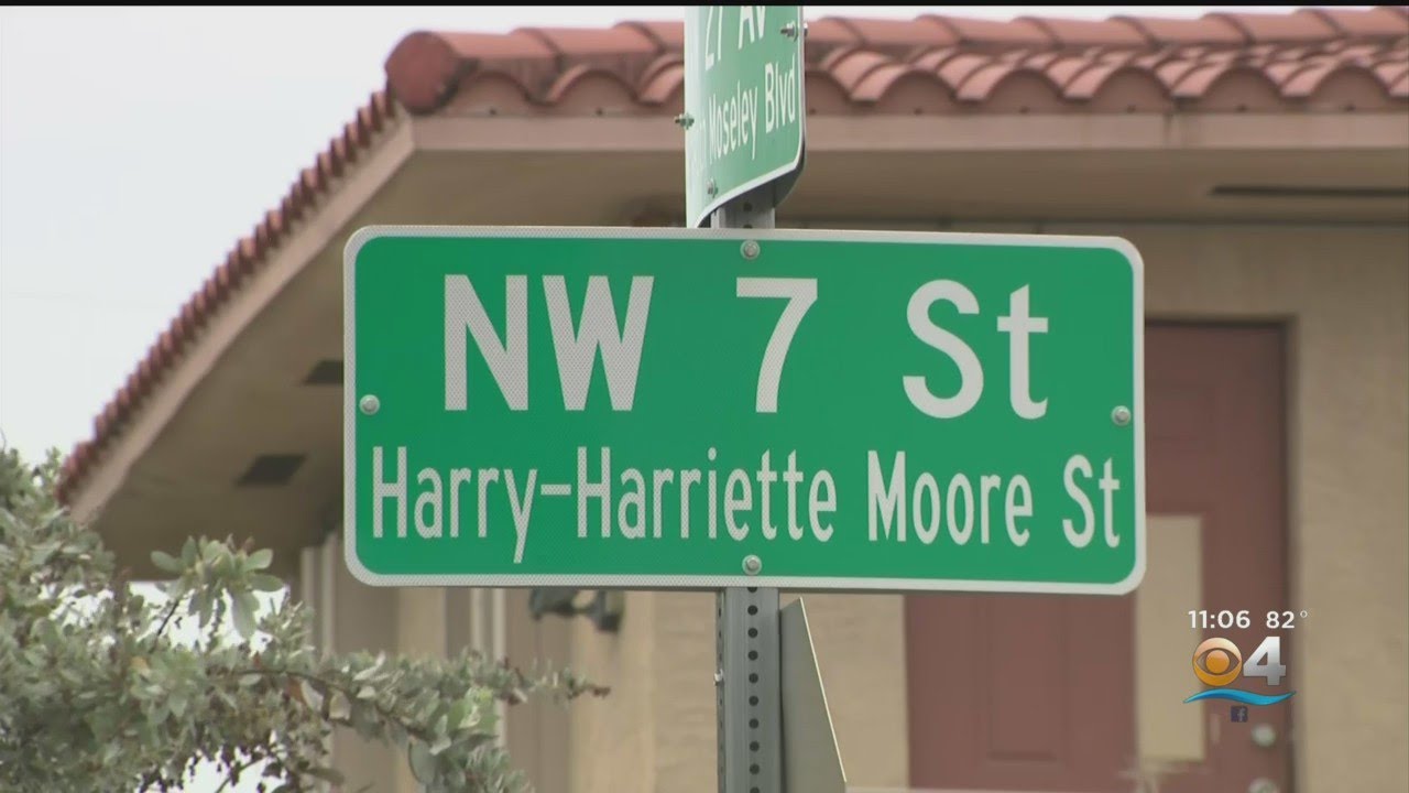 New Street Sign In Broward County Now Bears Names Of Two Legendary Civil Rights Activists - YouTube