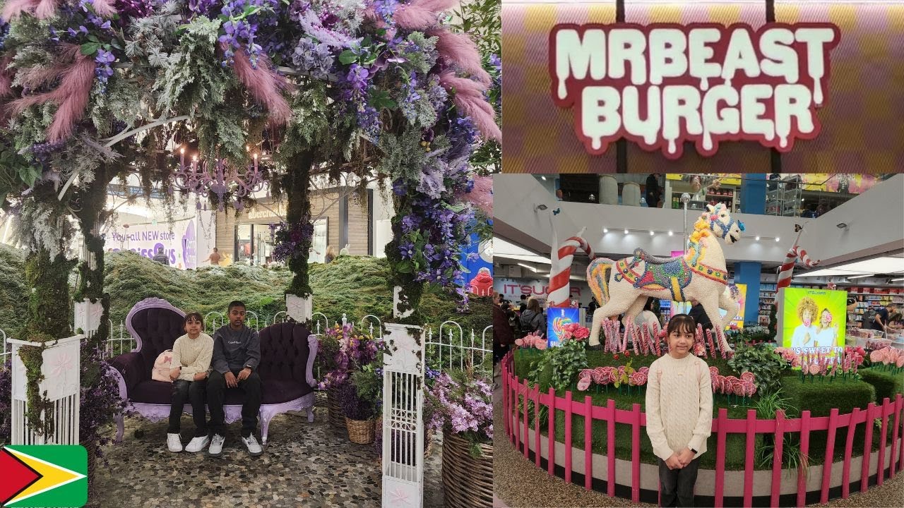 🇬🇾Visiting the 2nd Largest Mall in the U.S/ YouTube Star Mr. Beast ...