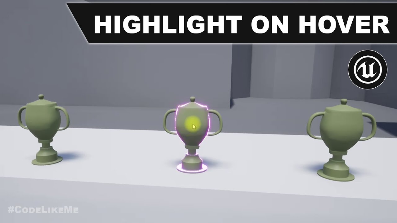 Highlight Object On Hover In Unreal Youtube