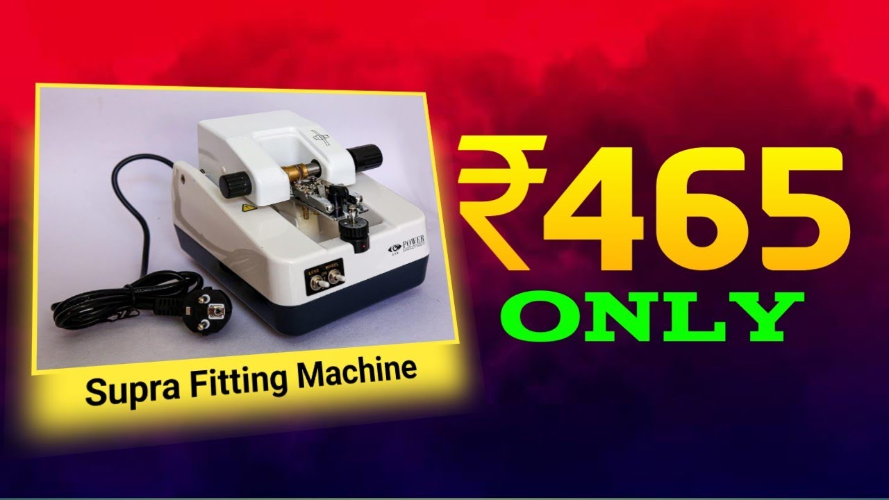 Supra Fitting Machine | Supra Grooving Machine | Om Talk Channel - YouTube