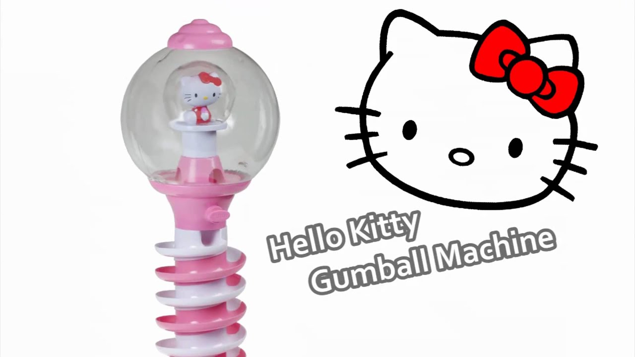 HELLO KITTY CANDY | Giant Spiral Gumball Machine - YouTube