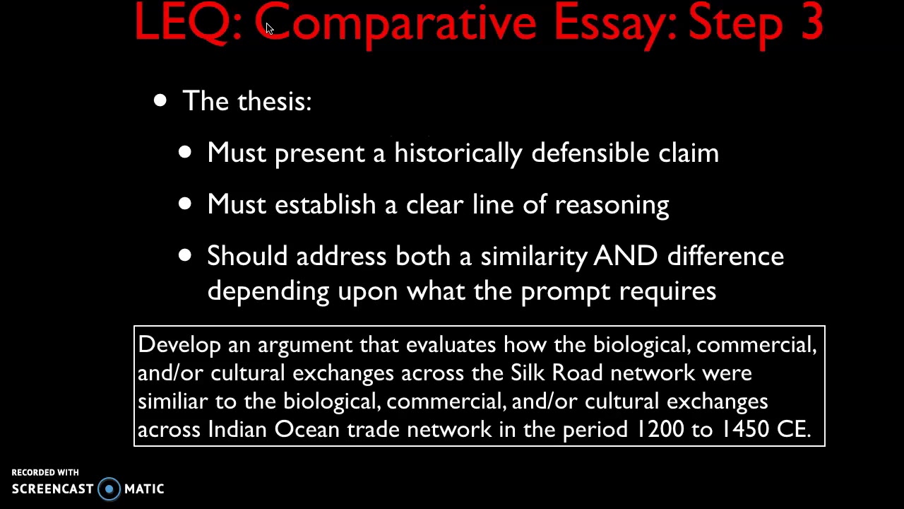How to LEQ: Comparative - YouTube