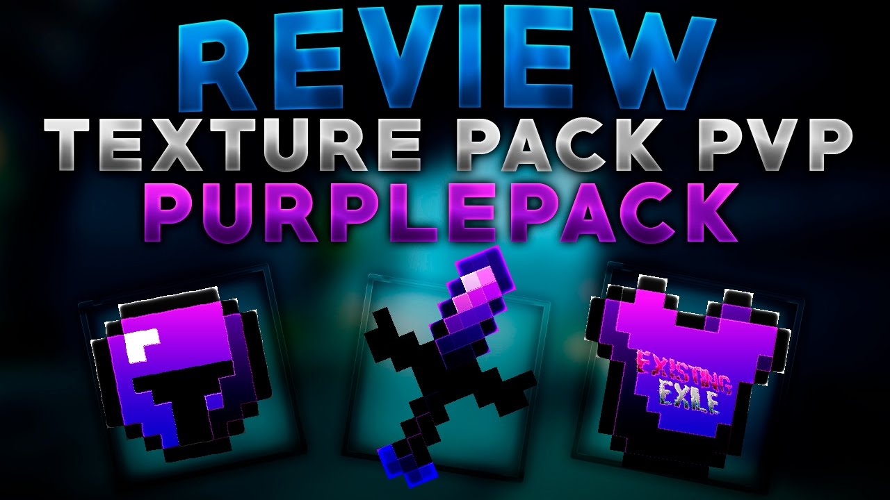 Minecraft PvP Texture Pack - Purple PvP - YouTube