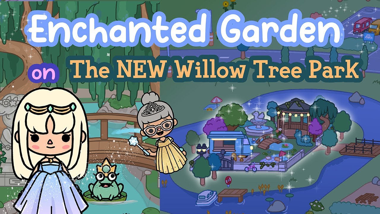 NEW Magical Garden Willow Tree PARK Magic Full Design not FREE TOCA ...