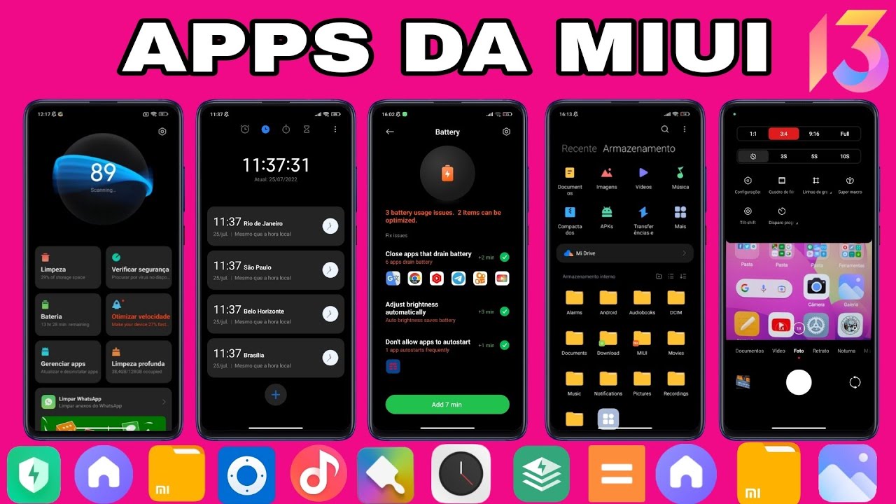 CHEGOU! - APPS da MIUI 13 - Agora Sim - Seu XIAOMI Atualizado e Com ...