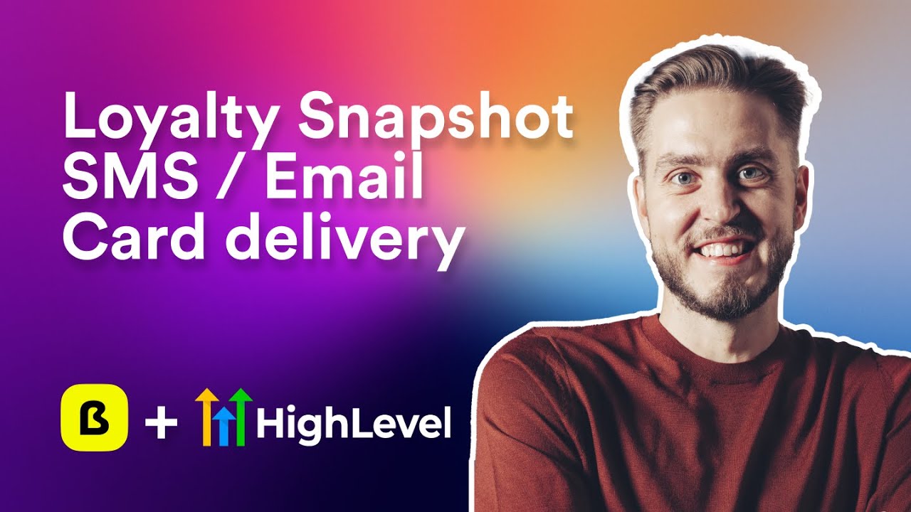 SMS / Email Card Delivery | Boomerangme + GHL Loyalty Snapshot - YouTube