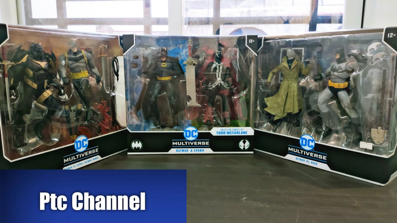 McFarlane DC Multiverse 2 packs Collection - YouTube