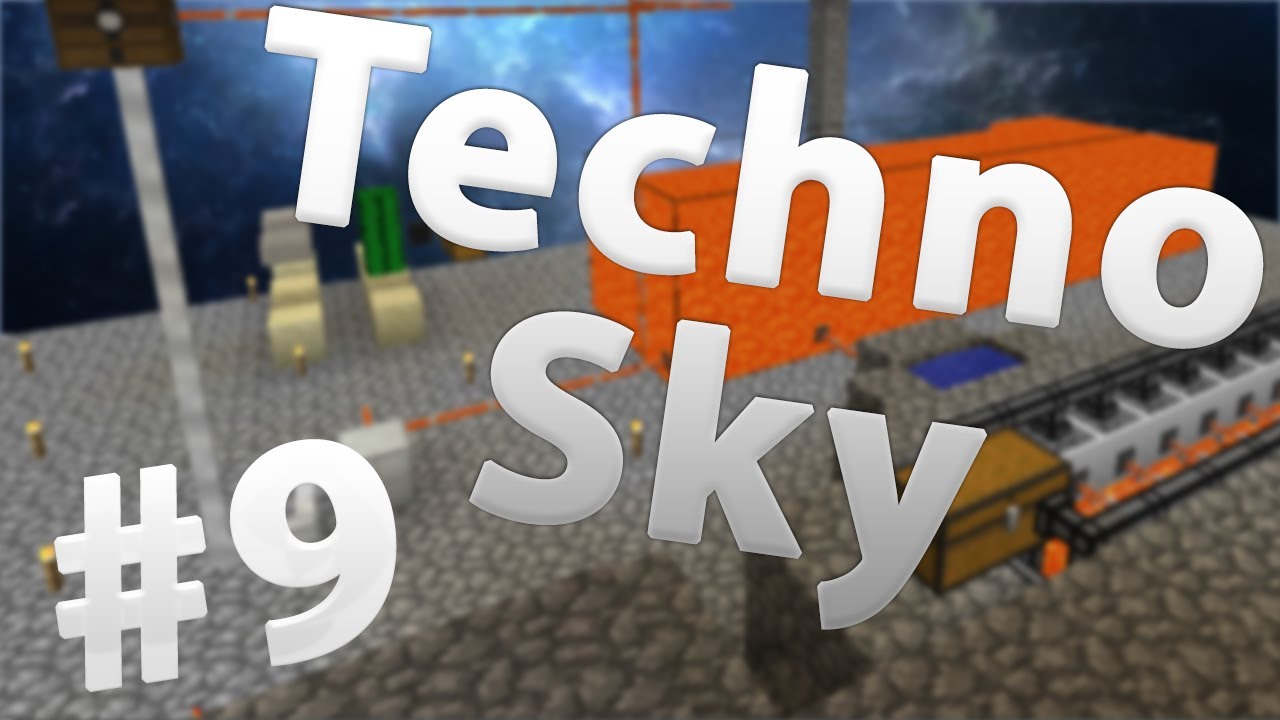 Выживание на TechnoSky #9 - YouTube