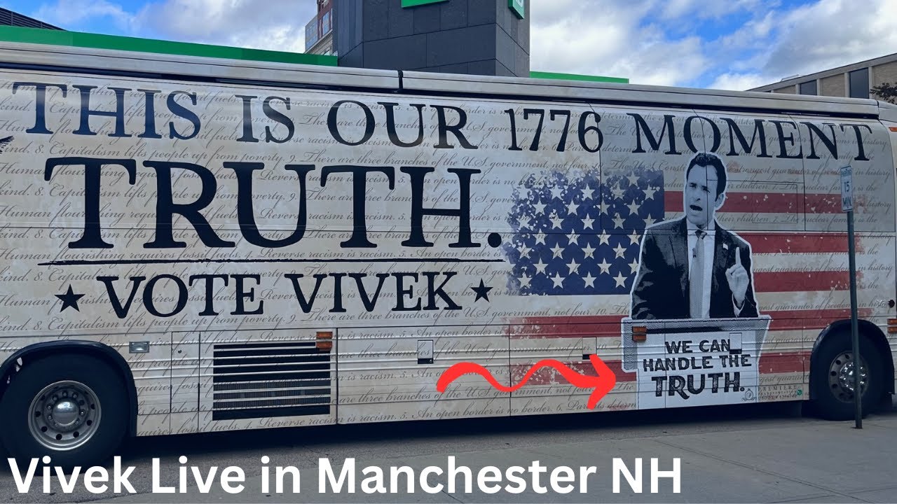 Vivek Ramaswamy in Manchester NH on his TRUTH Tour!!! - YouTube
