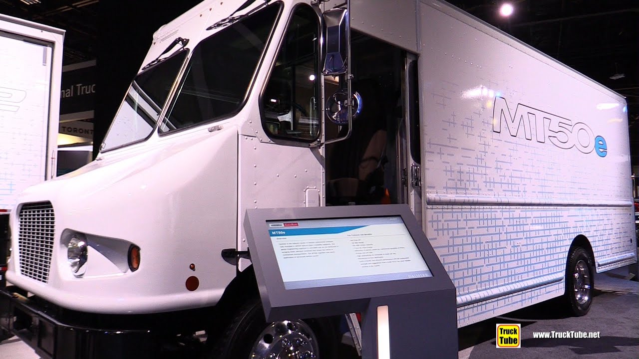Freightliner MT50e Electric Delivery Truck 2020 - Walkaround Exterior ...