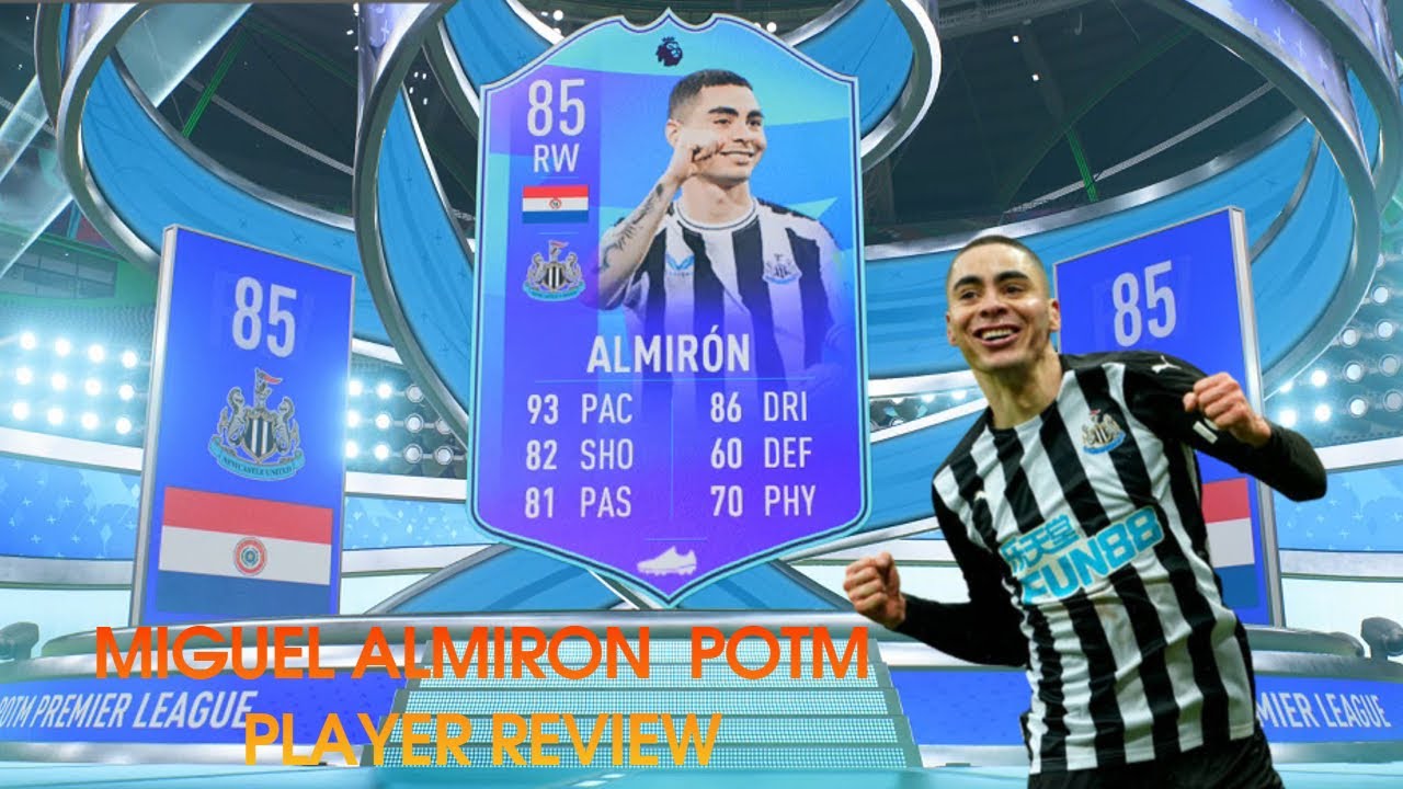 FIFA 23 MIGUEL ALMIRON POTM PLAYER REVIEW PREMIER LEAGUE #player # ...