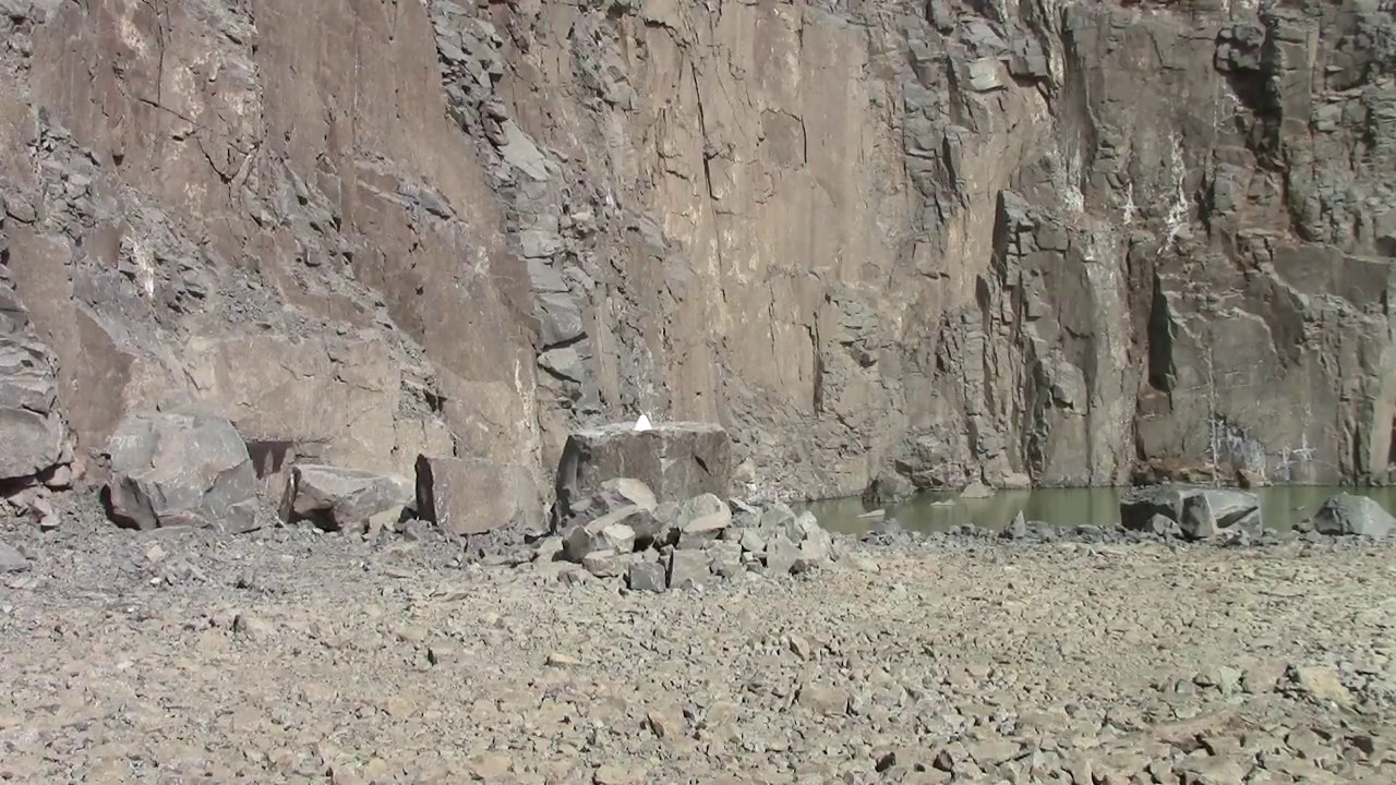 Blasting with Cone pack CP 4 in Namibia - YouTube