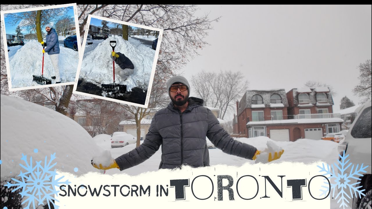 Toronto Winter Storm | Crazy snowfall of 25CM 🥺 ️ - YouTube