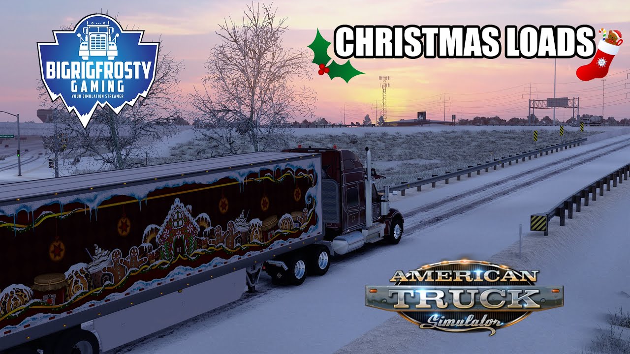 Christmas Deliveries to Magical Location (ATS) American Truck Simulator ...