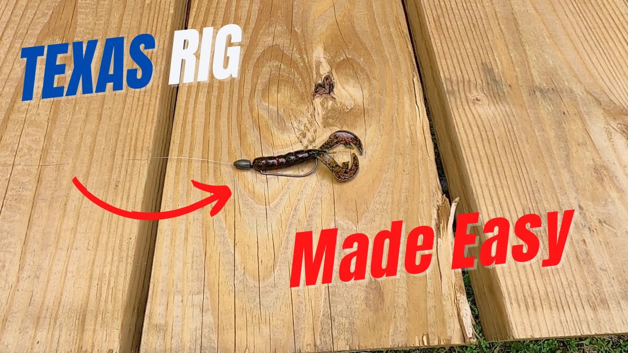 How to tie a Texas Rig - YouTube