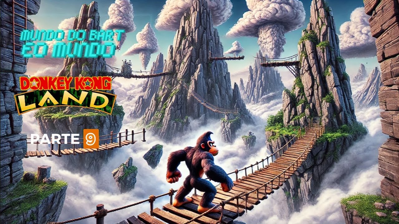 PARTE 9 DA GAMEPLAY DONKEY KONG LAND 1 DO GAMEBOY COLOR FASE 5 A 8 E ...