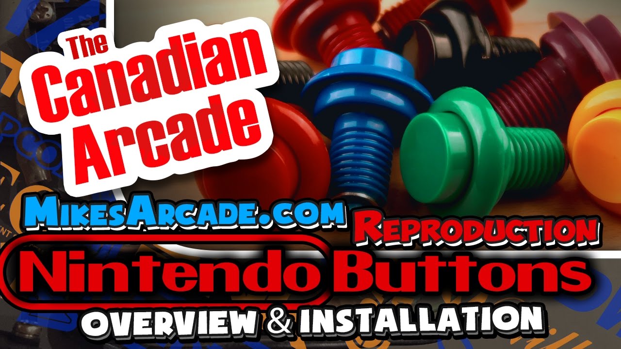 Nintendo Arcade Reproduction Buttons: Overview & Installation - YouTube