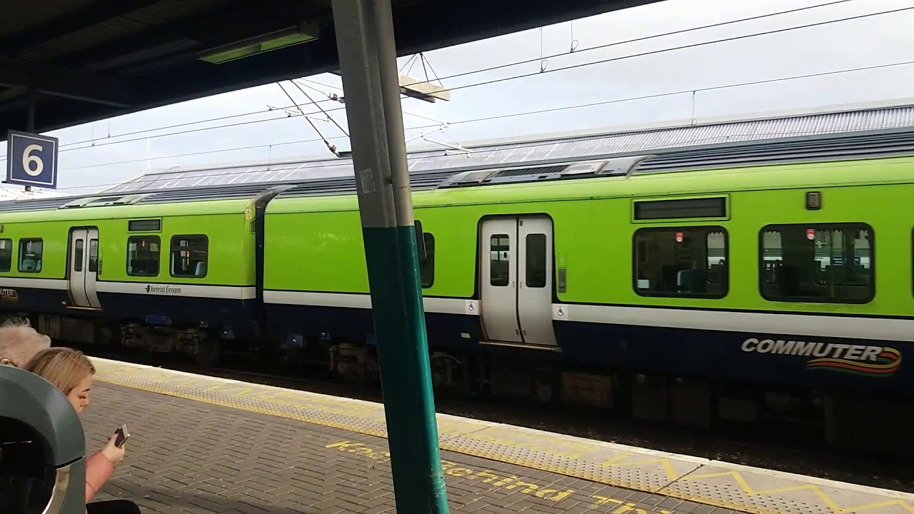 DART and Commuter Trains at Connolly Station in Dublin - YouTube