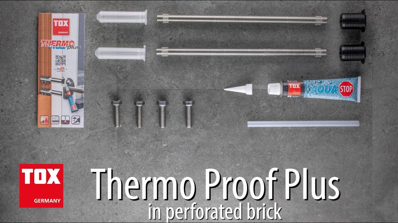 TOX Thermo Proof Plus in perforated brick English - YouTube