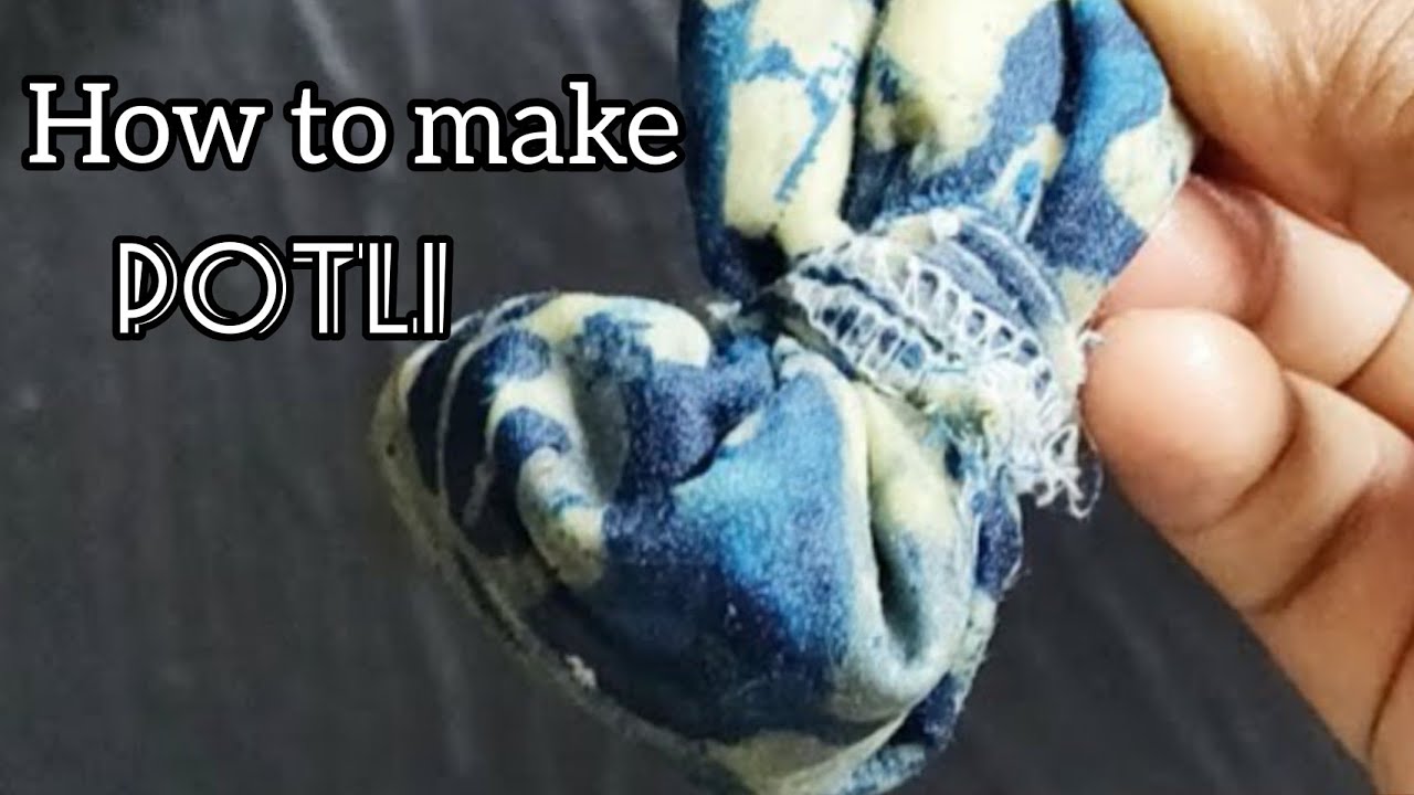POTLI - How To Make Cloth Potli To Grease Dosa Tawa | Kitchen Tips ...