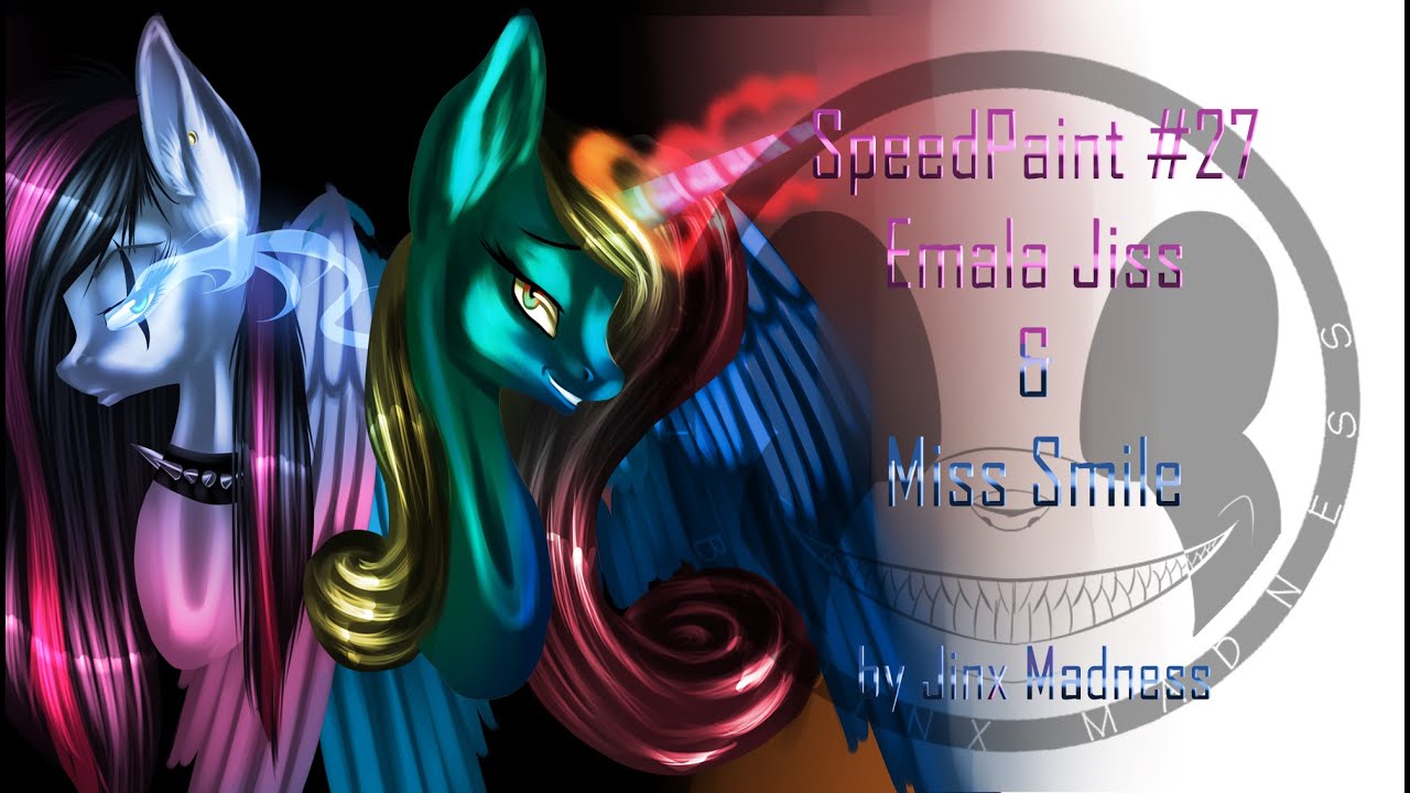 SpeedPaint #27 - Emala Jiss & Miss Smile (by Jinx Madness) - YouTube