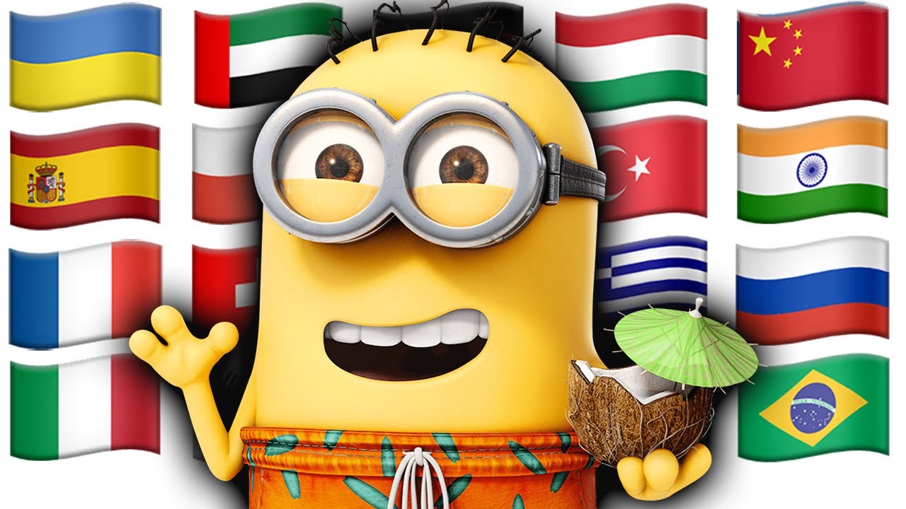 Minions in different languages meme - YouTube