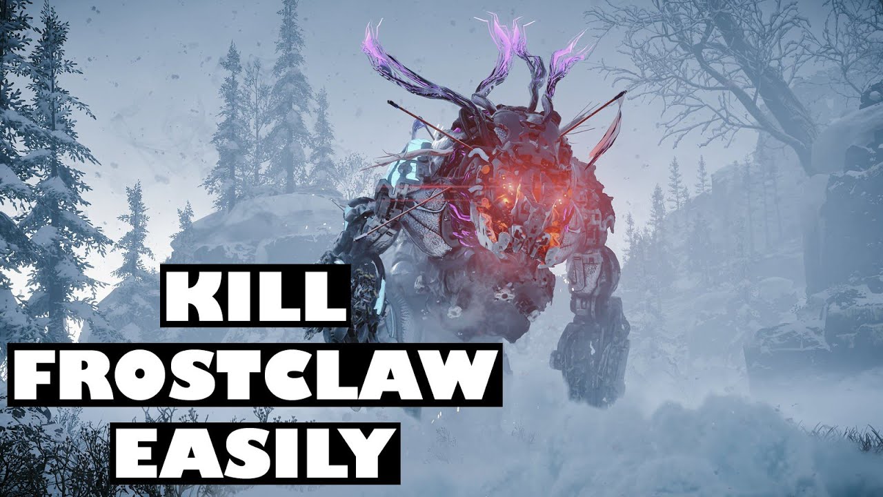 Horizon Zero Dawn: Frozen Wilds | HOW TO DEFEAT FROSTCLAW - YouTube