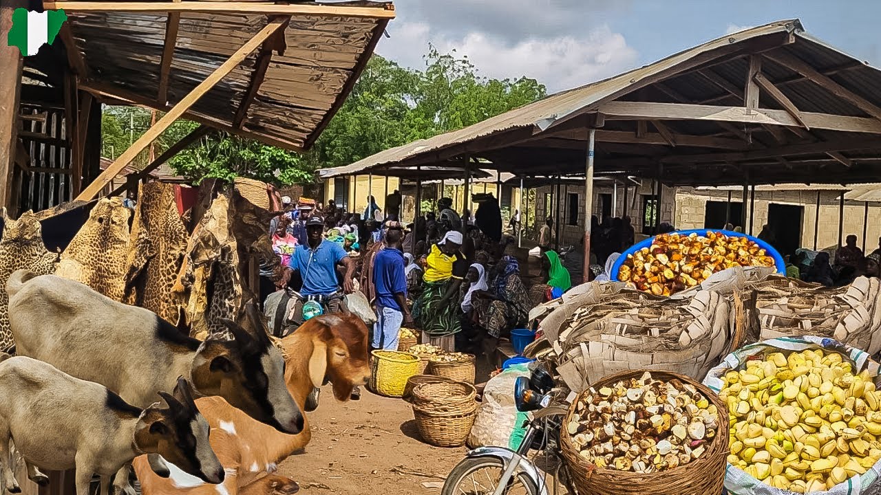 Exploring Oja Oke and Oja Oba Rural Market in Osun Nigeria, West Africa ...