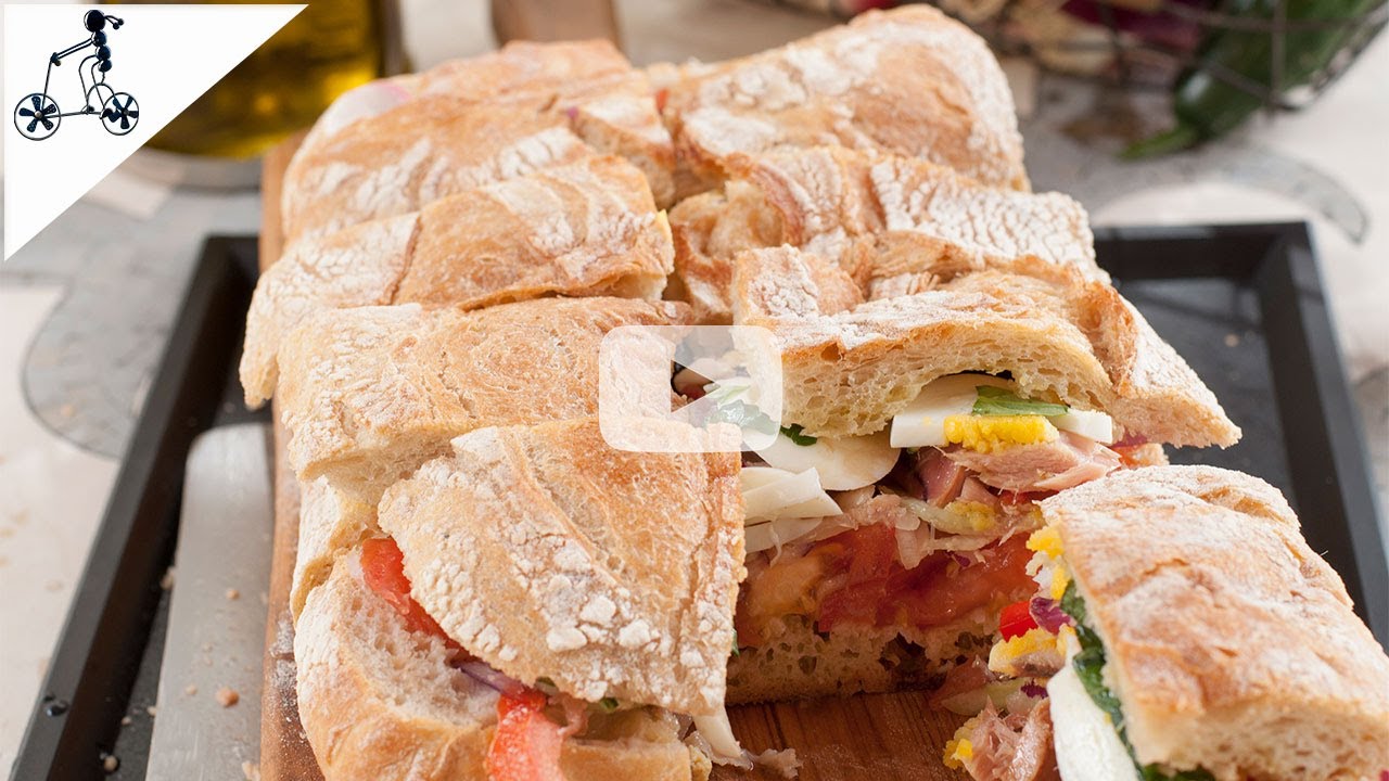 Pan Bagnat: Wet Bread from the Cote d'Azur - YouTube