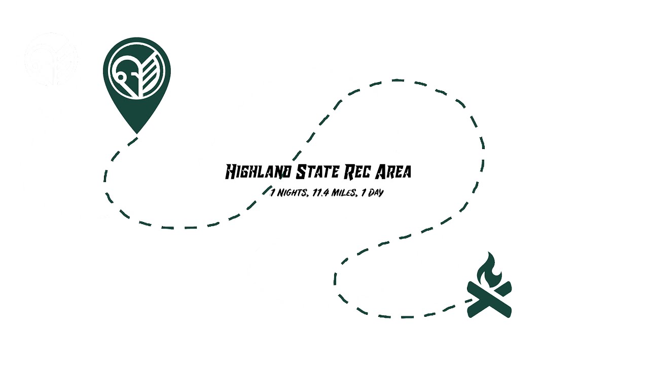Hiking All Three Loops at Highland Rec Area | Shake Down Hike and ...