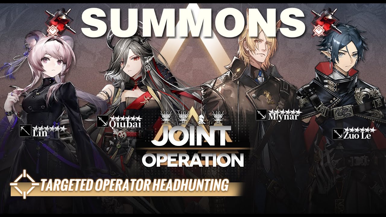Arknights Summoning on Joint Operation Banner - YouTube