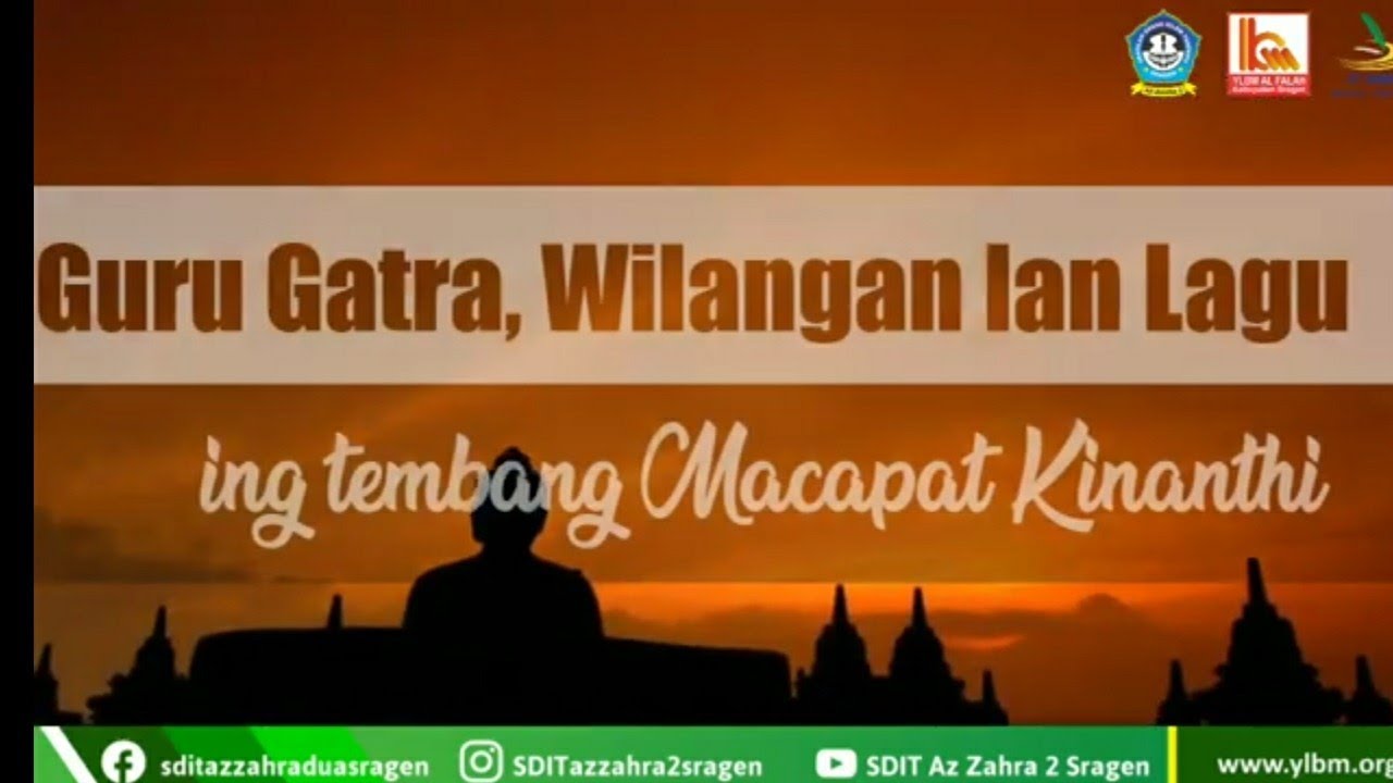 Guru Lagu, Guru Wilangan lan Guru Gatra ing Tembang Macapat (Kinanthi ...