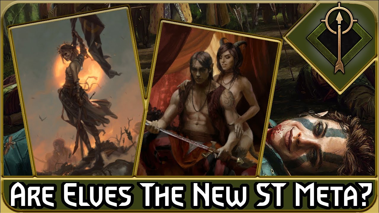 Buffed Elves Are Crazy! (Gwent Deadeye Ambush Scoia'tael Deck) - YouTube