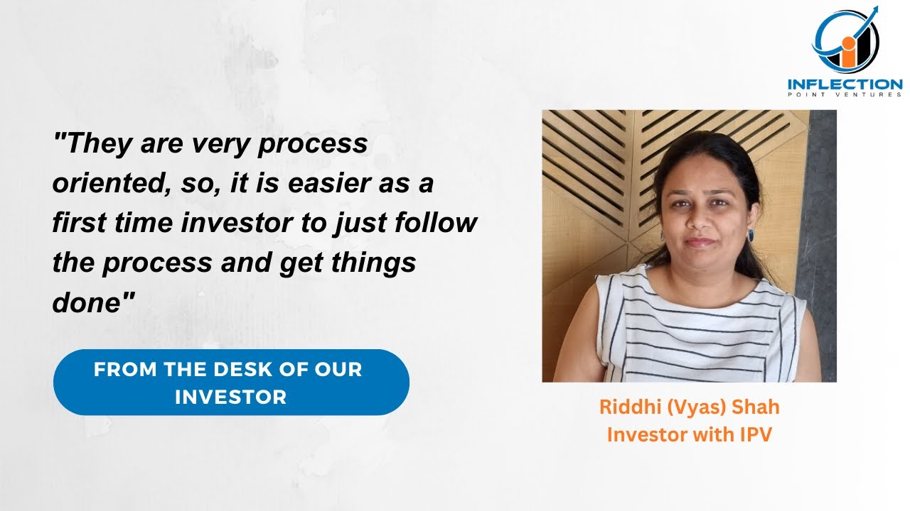 Riddhi Shah | Investor with Inflection Point Ventures - YouTube
