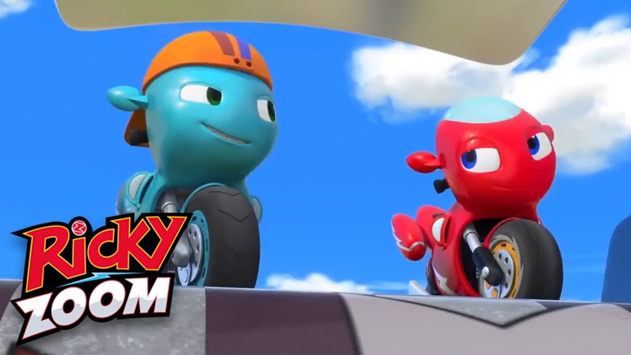 Kurye Blip⚡️ Sorun ne?⚡️ Motosiklet Karikatür | Ricky Zoom Türkçe - YouTube