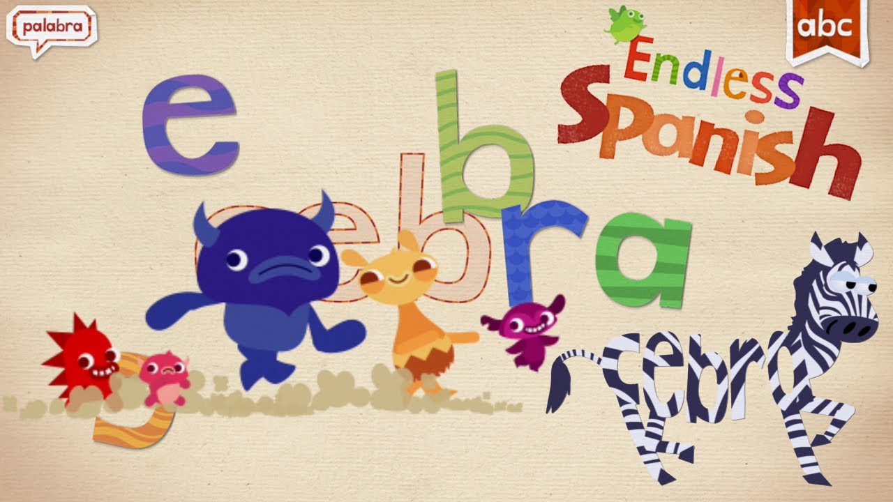 Endless Spanish ABC Part 3 - Lectura y ortografía para niños - YouTube